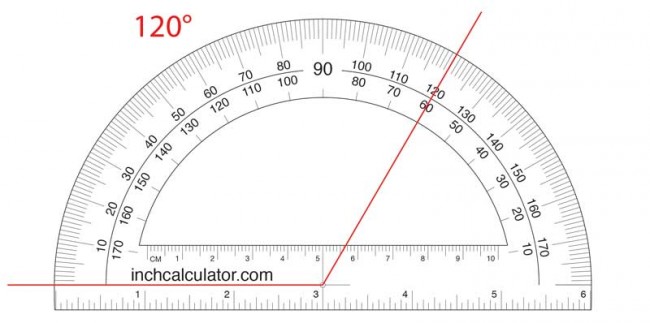 How to Use a Protractor - Inch Calculator