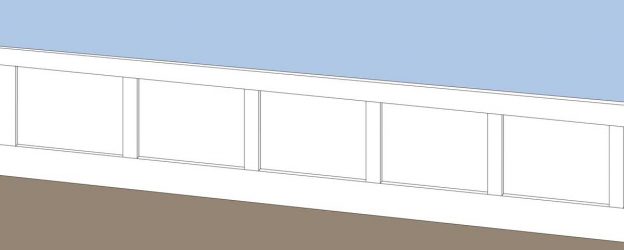 Wainscoting Layout Calculator - Inch Calculator