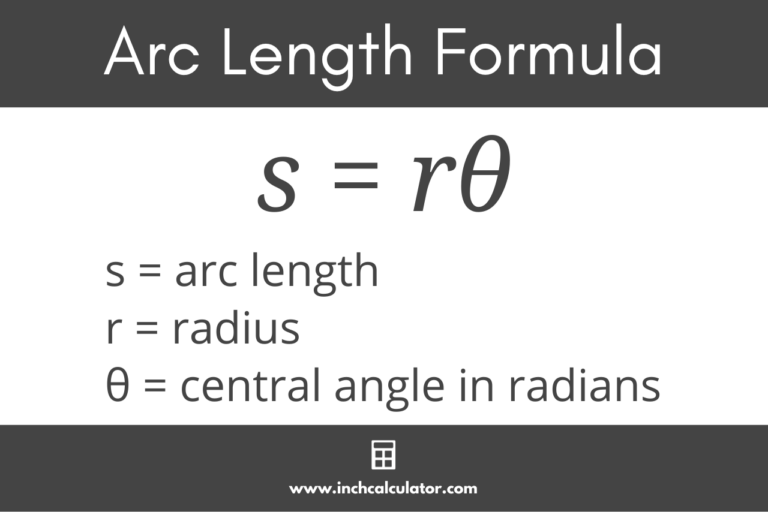 Arc Length Calculator - Inch Calculator