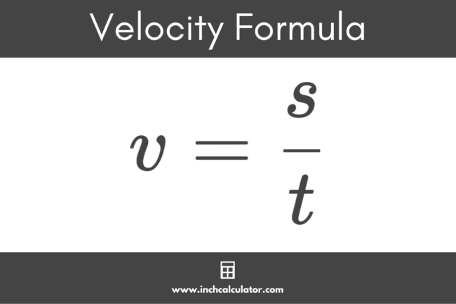 Velocity Calculator - Inch Calculator